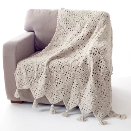Diagonal Granny Afghan Pattern (Crochet) - Free Crochet patterns