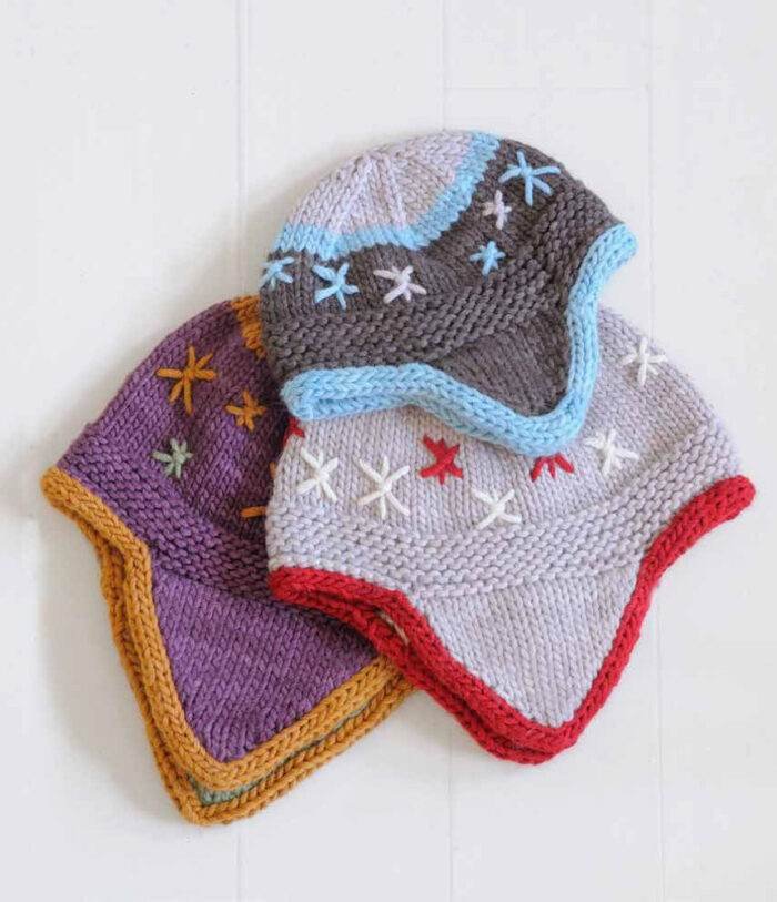 Flurry Flap Hats - BePatterns