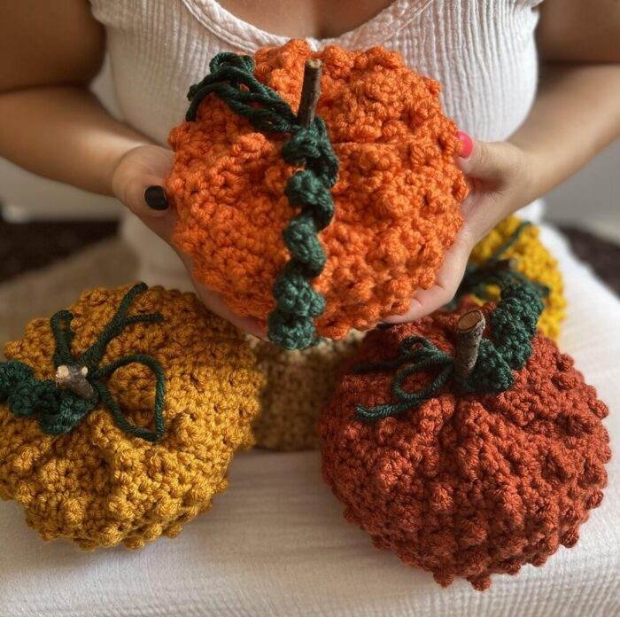 Crochet a Bumpy Pumpkin: Easy DIY Tutorial" - BePatterns