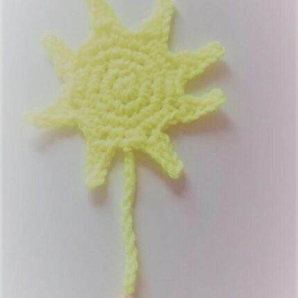 Free crochet Sun Applique pattern - BePatterns