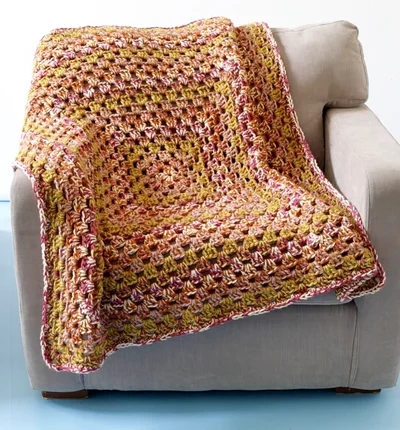 The Striped Afghan Pattern - Bepatterns