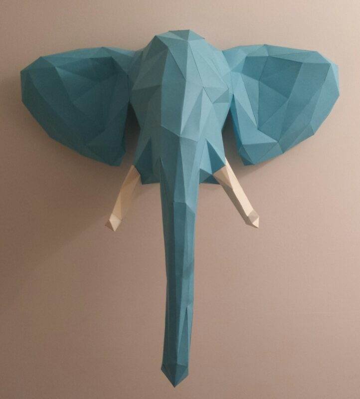 Papercraft Elephant - BePatterns