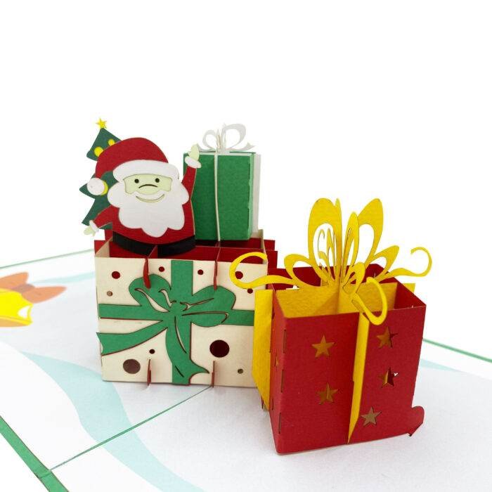 Paper Pop-up Card (Gift Box) - BePatterns