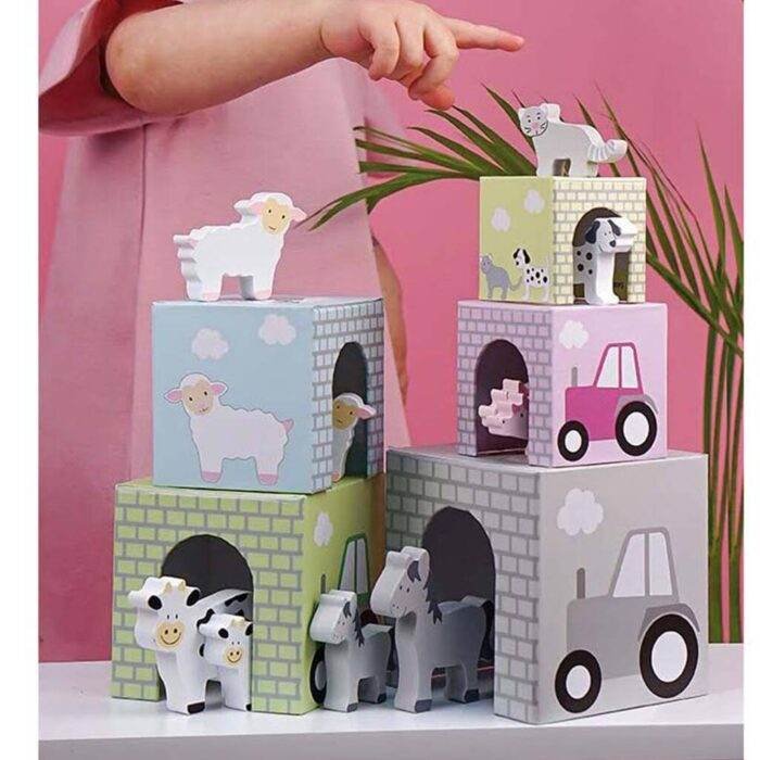 Paper Animal building blocks - BePatterns