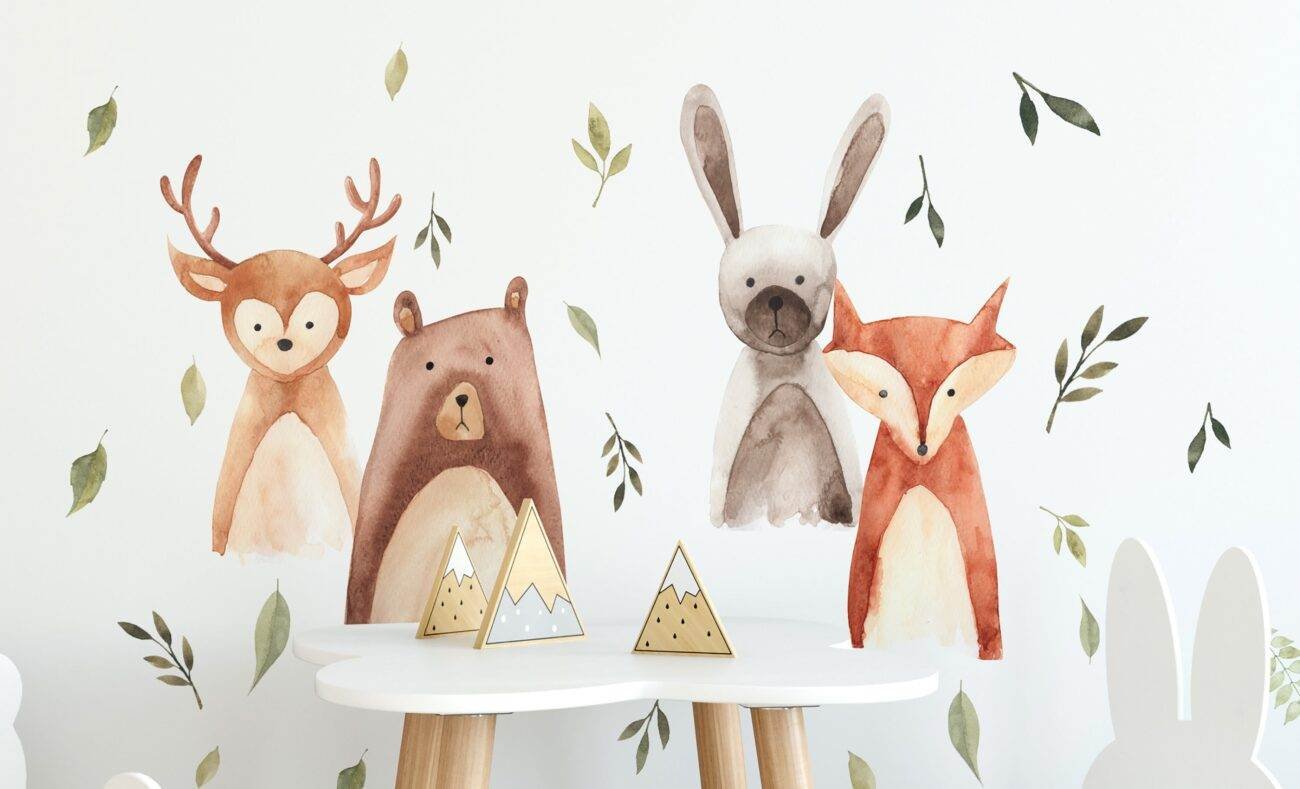 paper Mini wall sculpture Deer / Fox - BePatterns