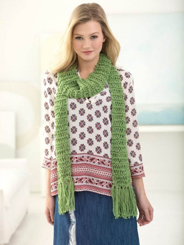 Free crochet Hand Knitted Scarf patterns - Bepatterns