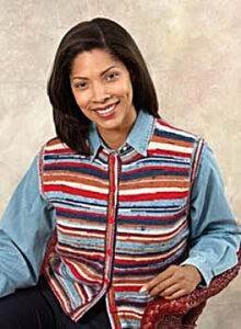 Free crochet Knit Striped Magic Vest patterns - BePatterns