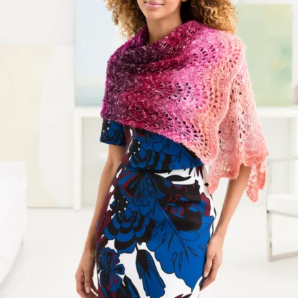 Knitting Feather And Fan Shawl - Free Crochet patterns